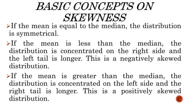 Chapter 5 skewness of random variable | PPTX | Consumer Electronics | Technology & Computing