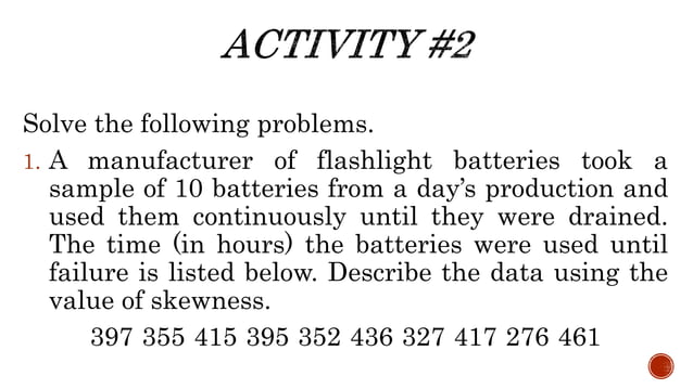 Chapter 5 skewness of random variable | PPTX | Consumer Electronics | Technology & Computing