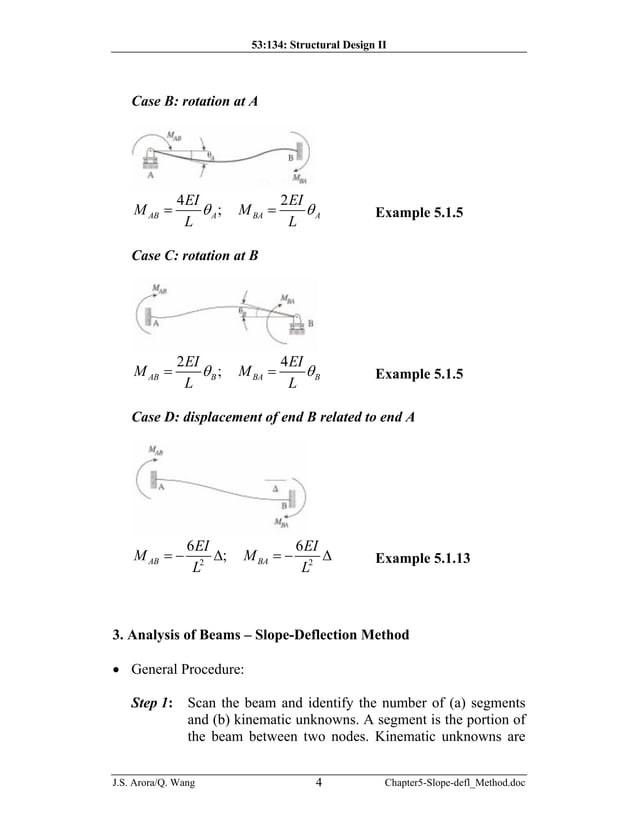 Chapter5 slope-defl method | PDF | Chemistry | Science