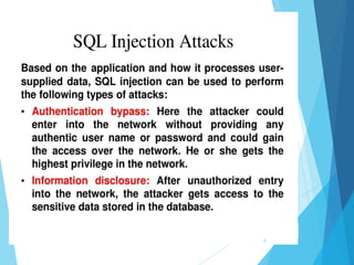 Chapter 5 - SQL-Injection-NK.pdf | Databases | Computer Software and ...
