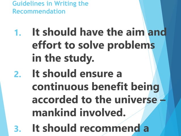 Chapter 5 - Summary of Findings, Conclusions and Recommendations.pptx ...