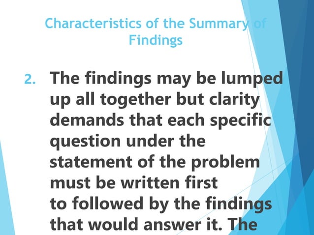 Chapter 5 - Summary of Findings, Conclusions and Recommendations.pptx ...