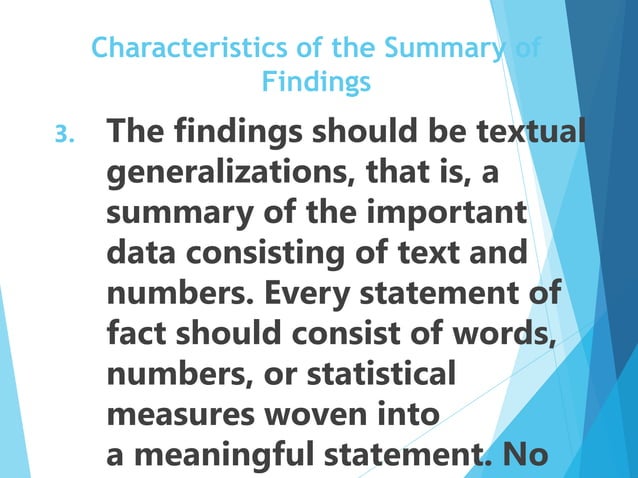 Chapter 5 - Summary of Findings, Conclusions and Recommendations.pptx ...