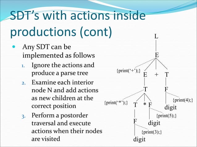 Chapter 5 - Syntax Directed Translation.ppt
