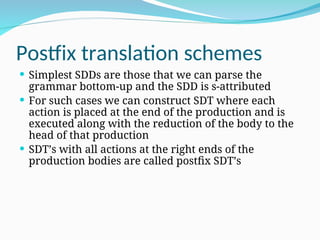 Chapte - Syntax Directed Translation.ppt