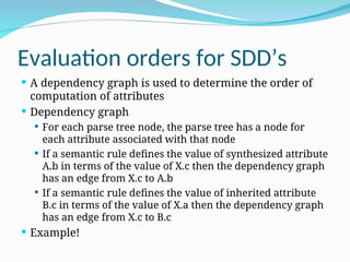 Chapte - Syntax Directed Translation.ppt