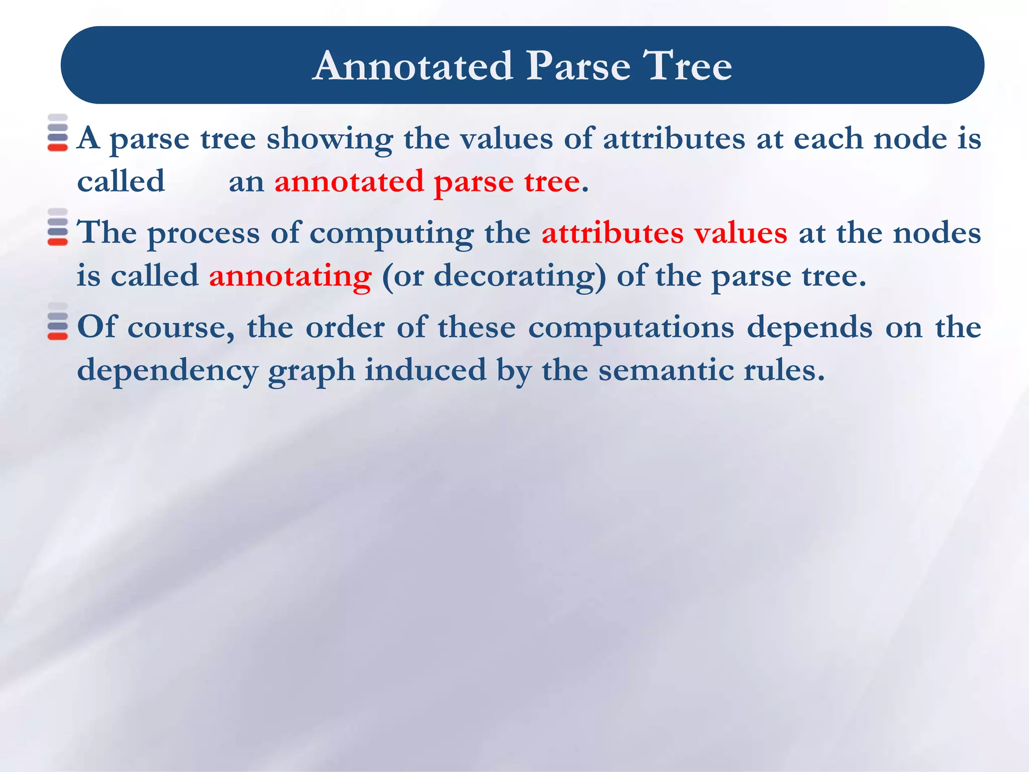 Chapter 5 -Syntax Directed Translation - Copy.ppt