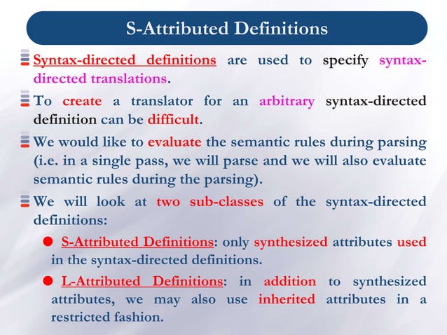 Chapter 5 -Syntax Directed Translation - Copy.ppt