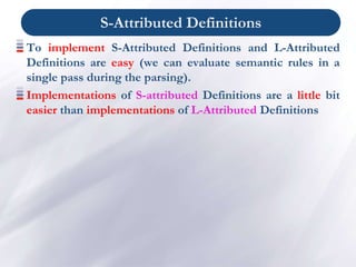 Chapter 5 -Syntax Directed Translation - Copy.ppt