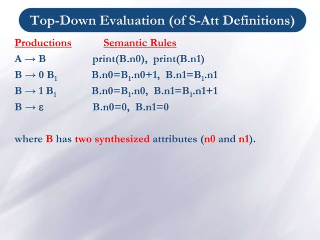 Chapter 5 -Syntax Directed Translation - Copy.ppt