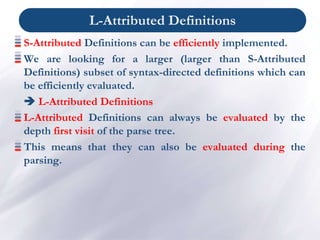 Chapter 5 -Syntax Directed Translation - Copy.ppt