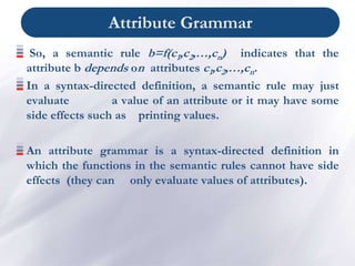Chapter 5 -Syntax Directed Translation - Copy.ppt