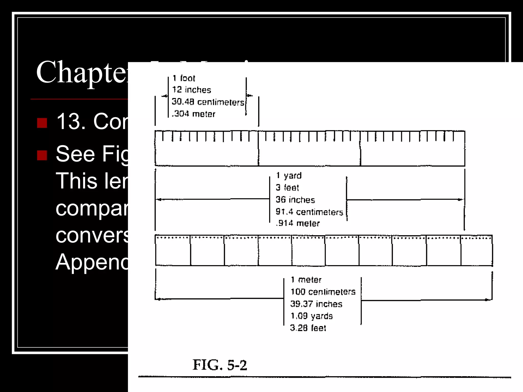 Chapter 5: Metric Measurements | PPT
