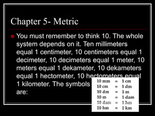 Chapter 5: Metric Measurements | PPT