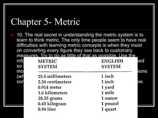 Chapter 5: Metric Measurements | PPT