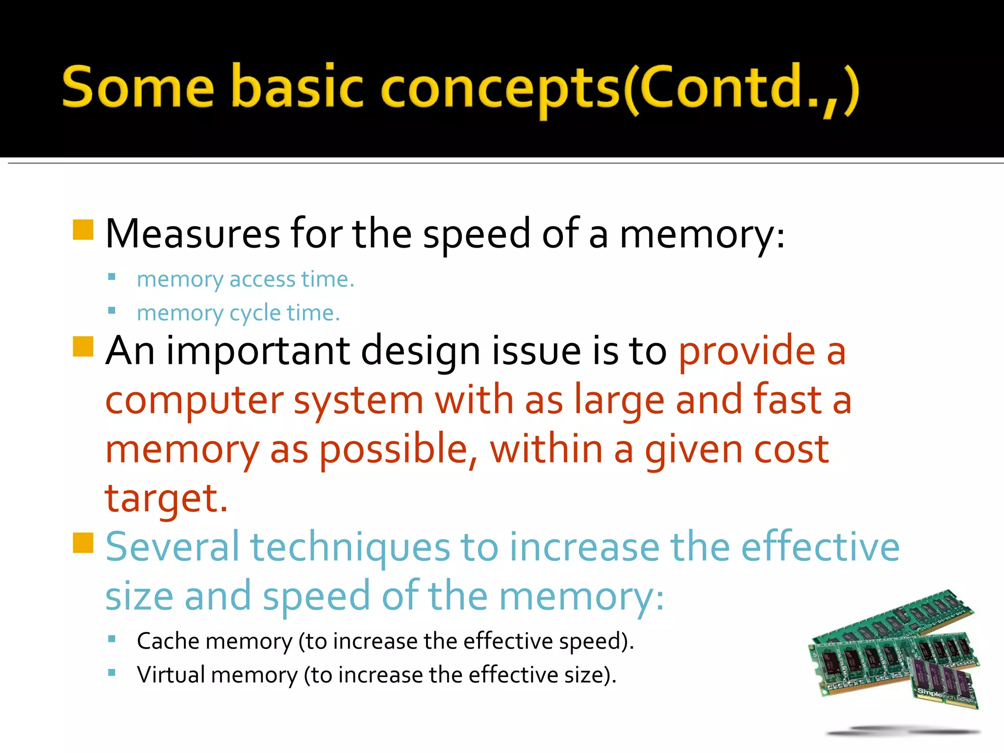 Chapter5 the memory-system-jntuworld | PPT | Data Storage and Warehousing | Computing
