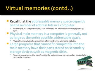 Chapter5 the memory-system-jntuworld | PPT | Data Storage and Warehousing | Computing