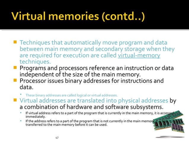 Chapter5 the memory-system-jntuworld | PPT