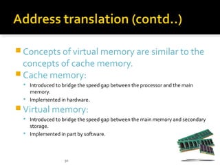 Chapter5 the memory-system-jntuworld | PPT