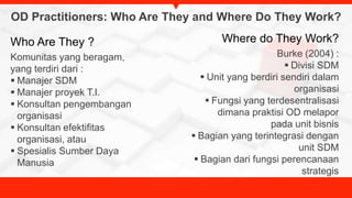 chapter 5 -The Organization Development Practitioner and the OD Process ...
