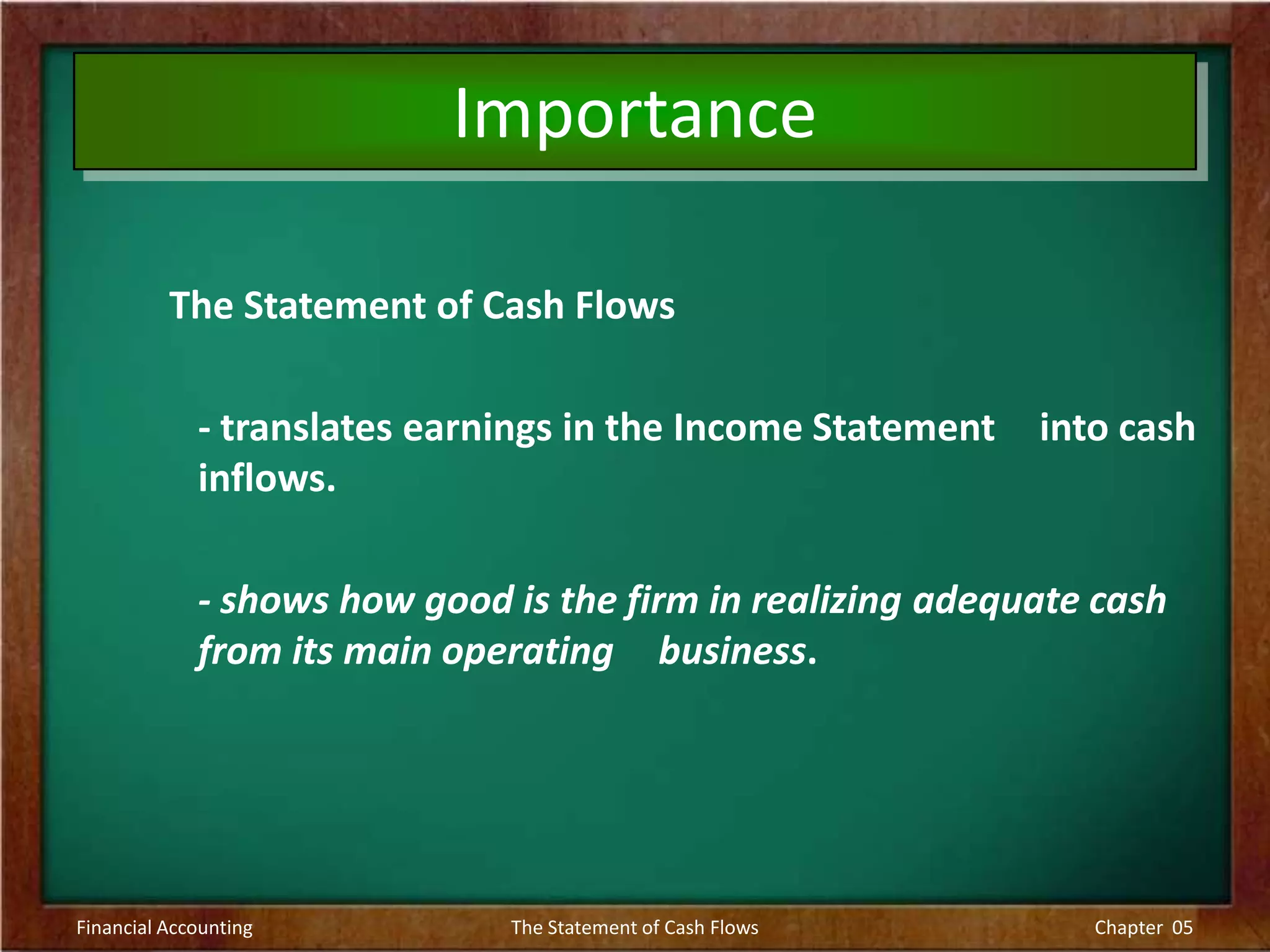 Cash Flow Statement PPT | PPTX
