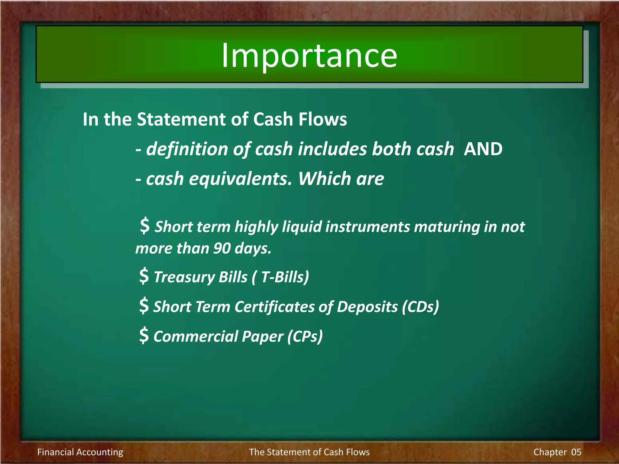 Cash Flow Statement PPT | PPTX
