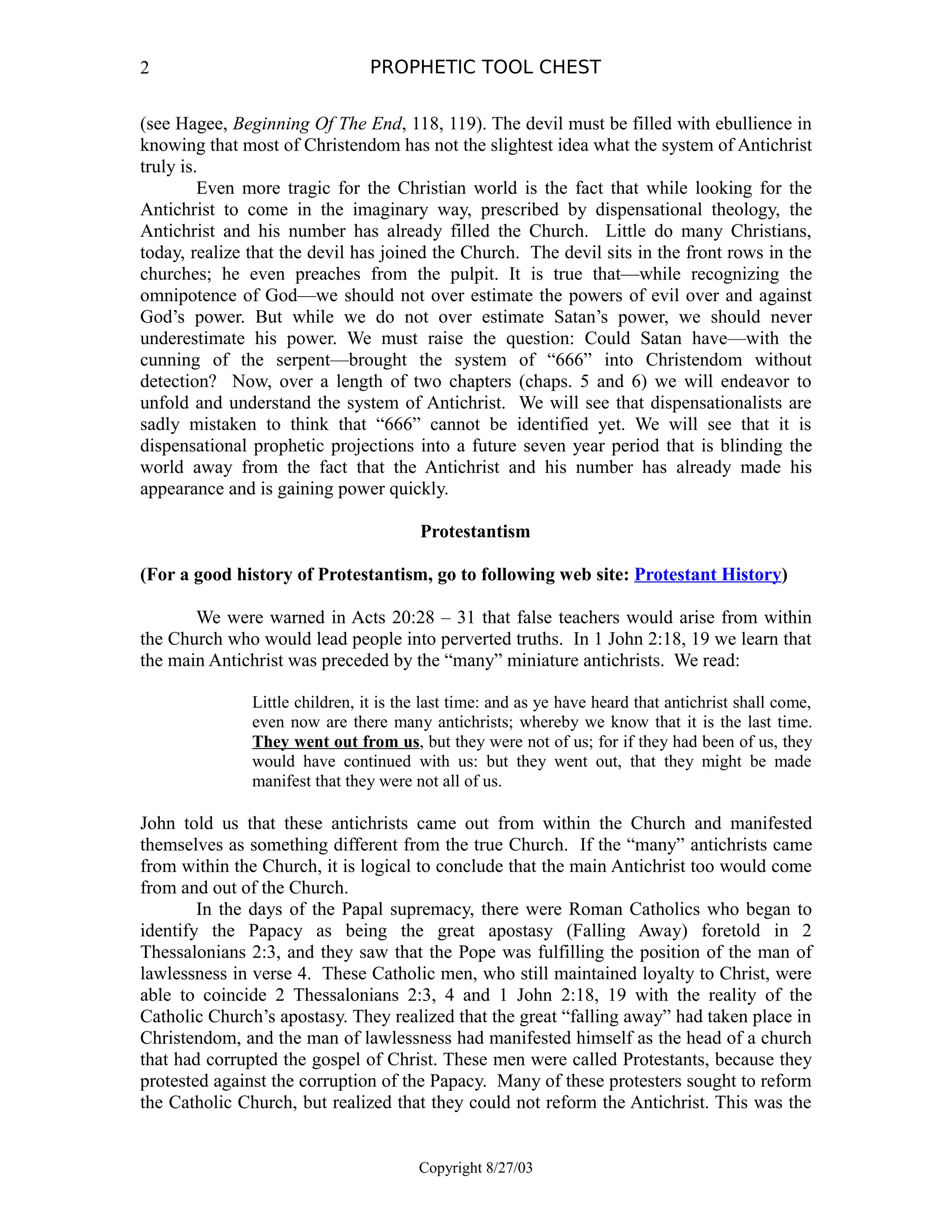 Chapter5 the system of antichrist - part1 | PDF | Christianity ...