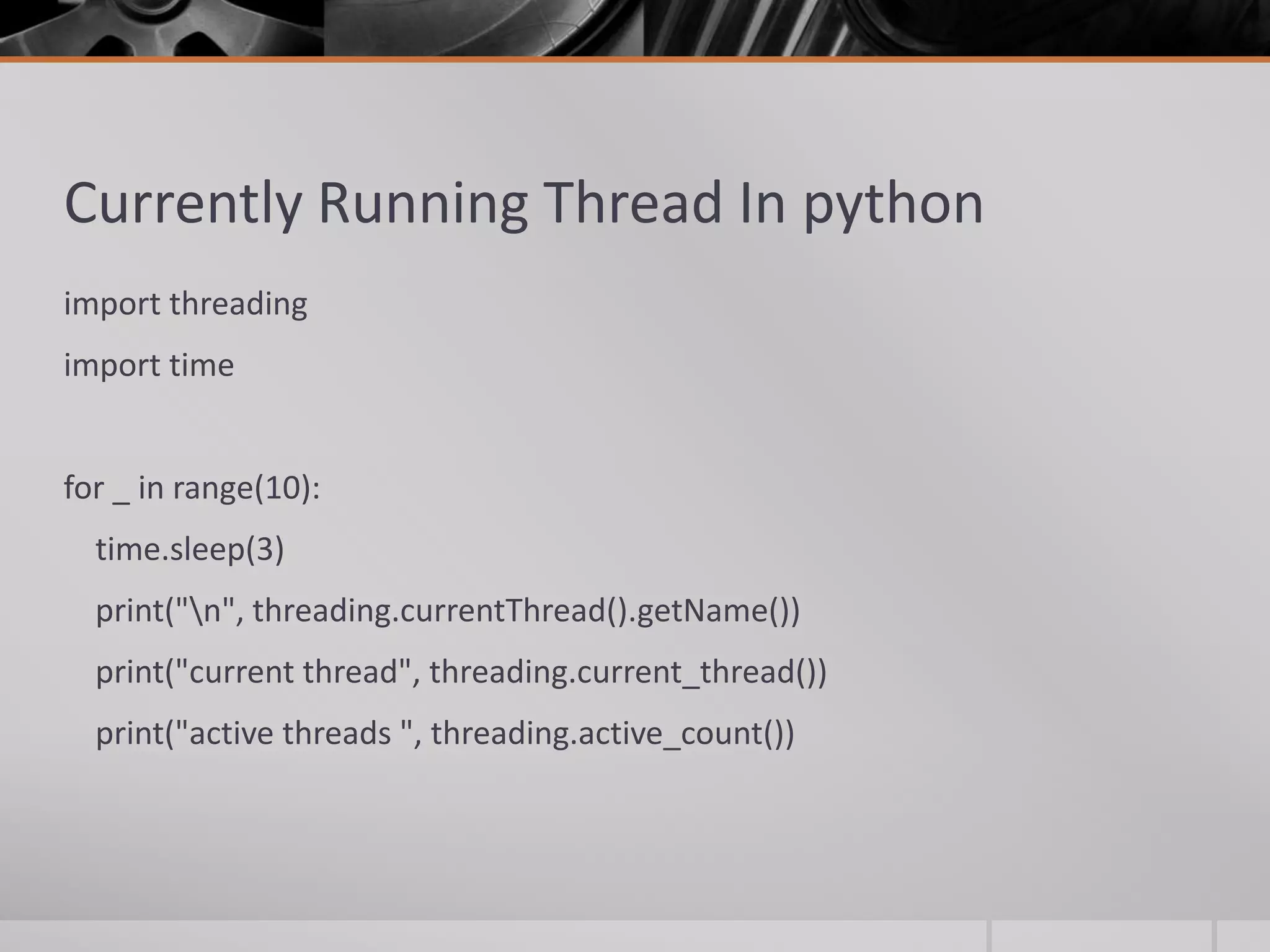 Chapter 5 - THREADING & REGULAR exp - MAULIK BORSANIYA | PPT