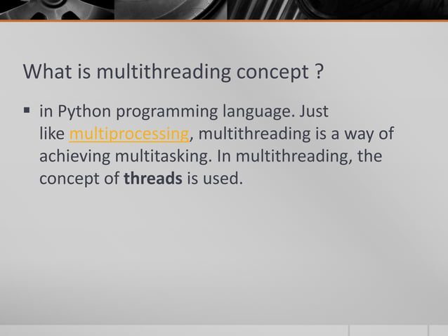 Chapter 5 - THREADING & REGULAR exp - MAULIK BORSANIYA | PPTX
