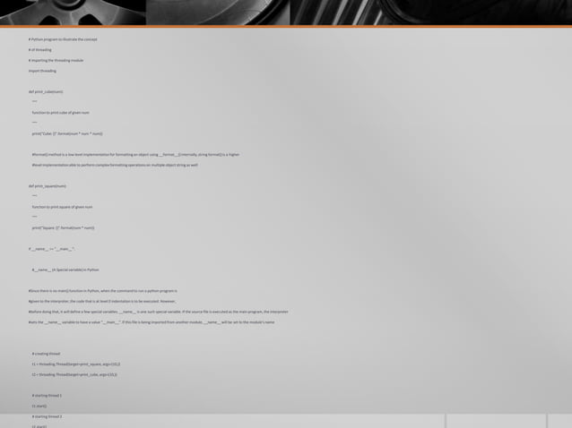 Chapter 5 - THREADING & REGULAR exp - MAULIK BORSANIYA | PPT