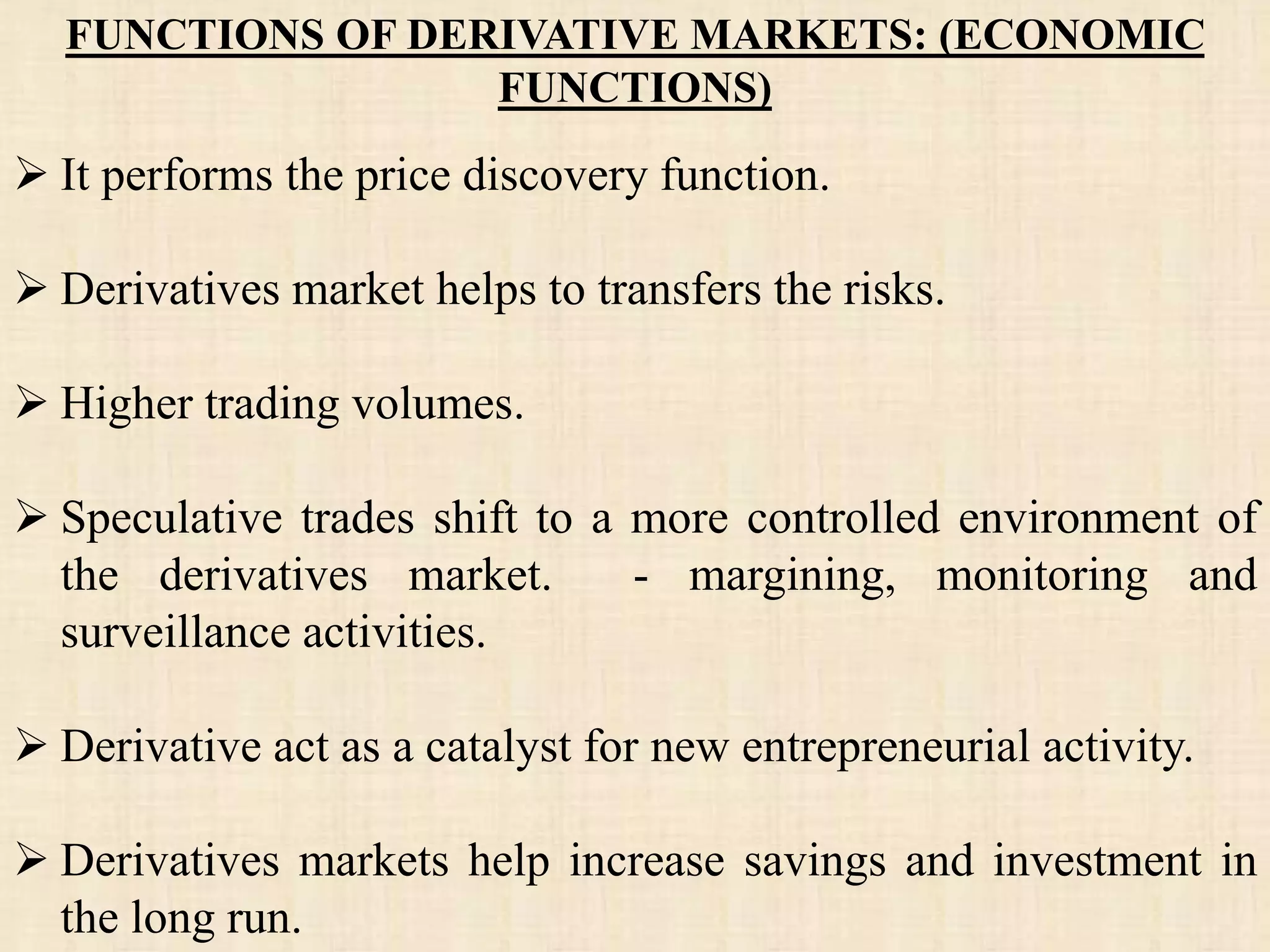 Derivatives & ECGC - Risk Management - Chapter 6 - 2nd Semester - M.Com ...