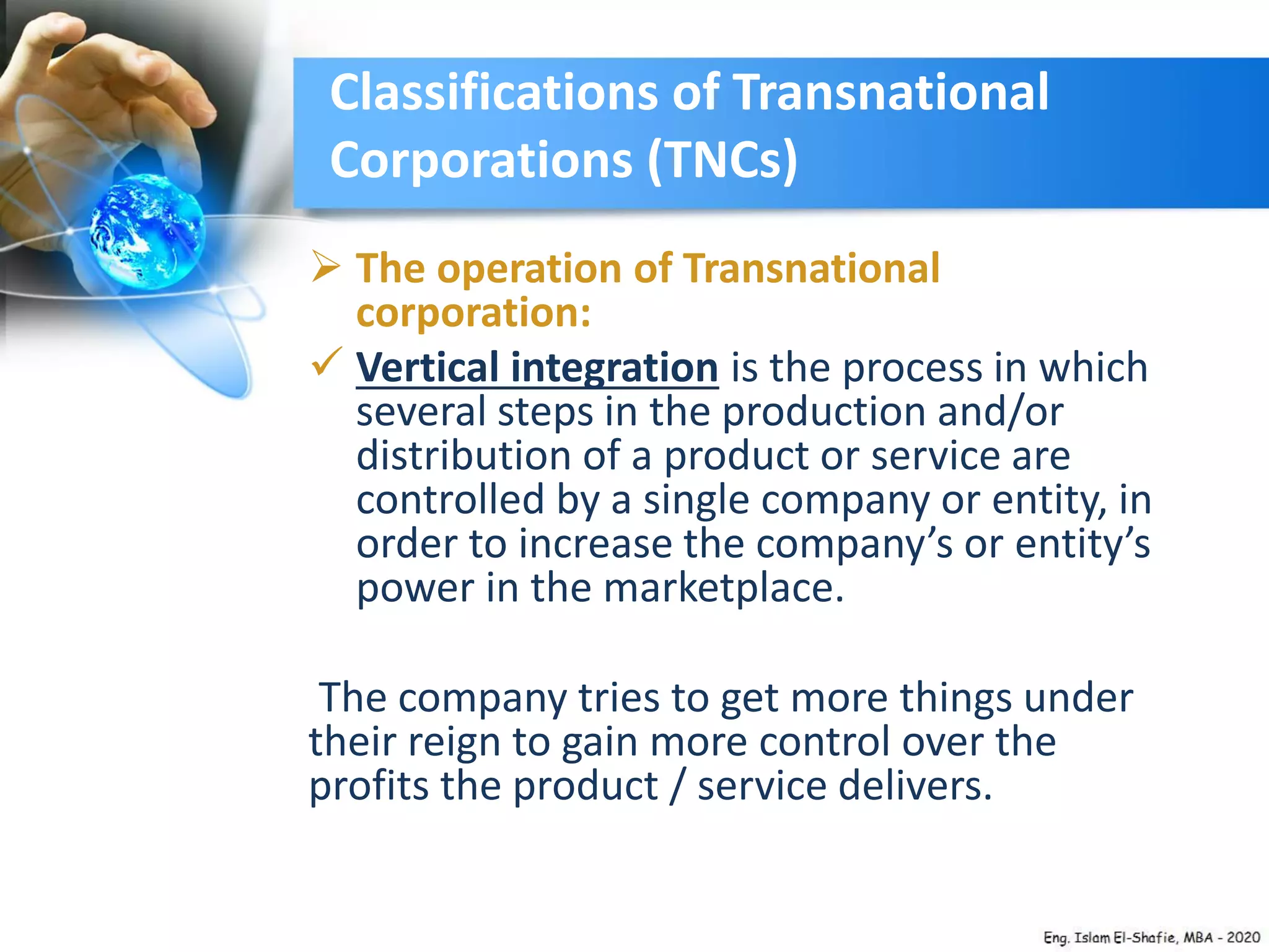 Chapter 5 Transnational Corporations (TNC) | PDF