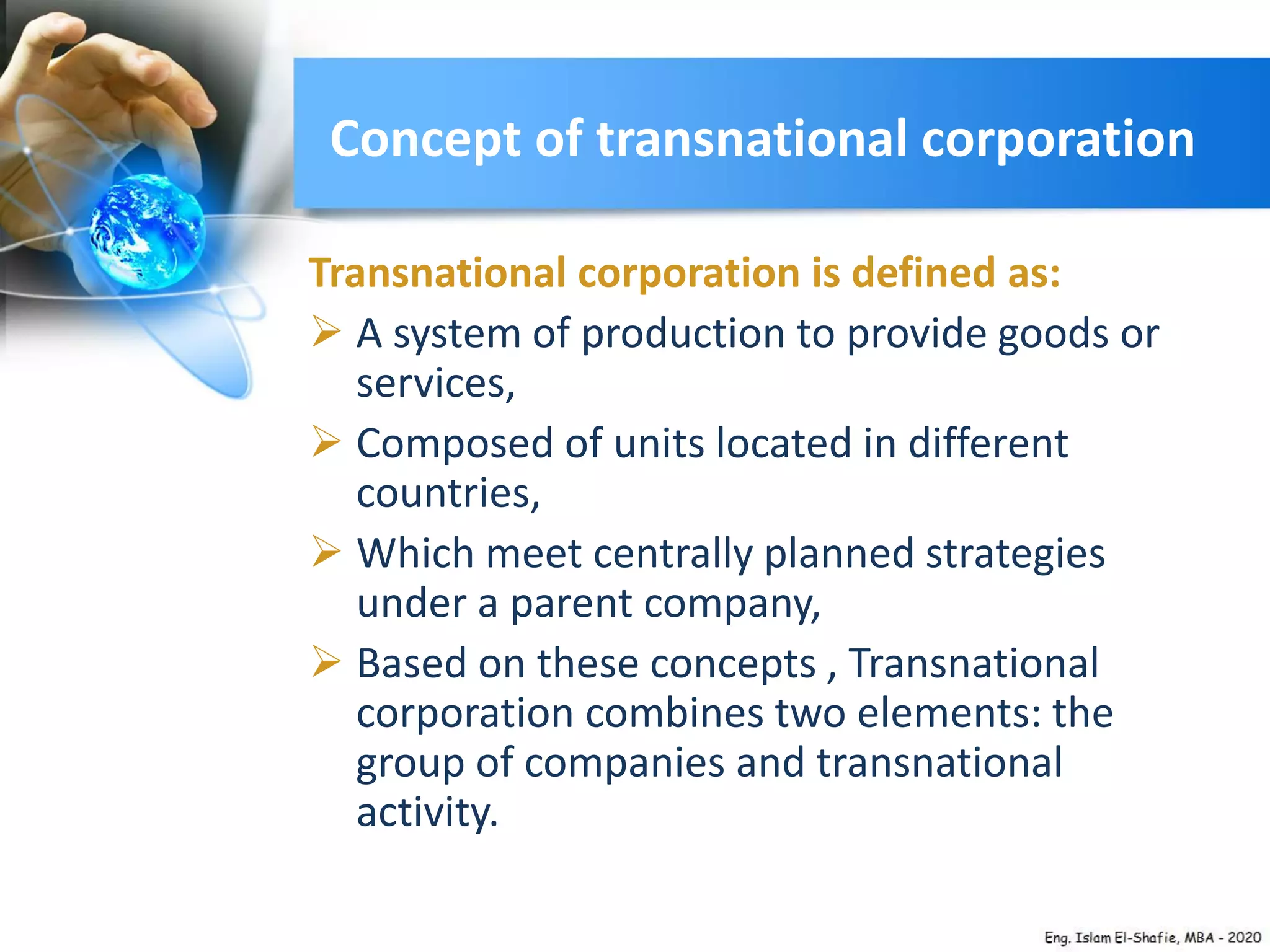 Chapter 5 Transnational Corporations (TNC) | PDF