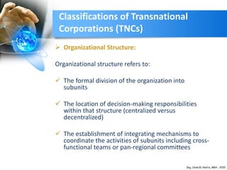 Chapter 5 Transnational Corporations (TNC) | PDF