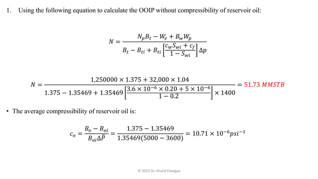 Chapter 5 - Undersaturated oil reservoirs.pdf | Chemistry | Science