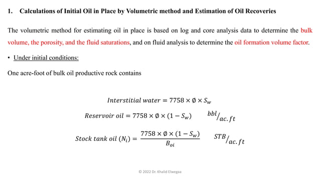 Chapter 5 - Undersaturated oil reservoirs.pdf | Chemistry | Science