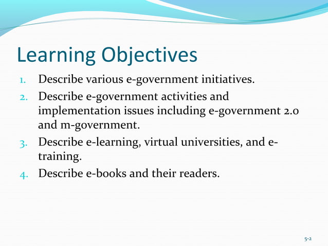 Chapter 5/Innovative EC Systems: From E-Government to E-Learning ...
