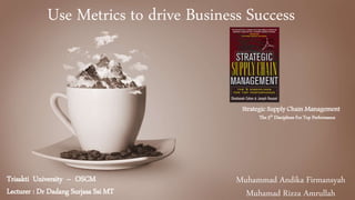 Chapter 5 - Use Metrics to drive business success | PPTX