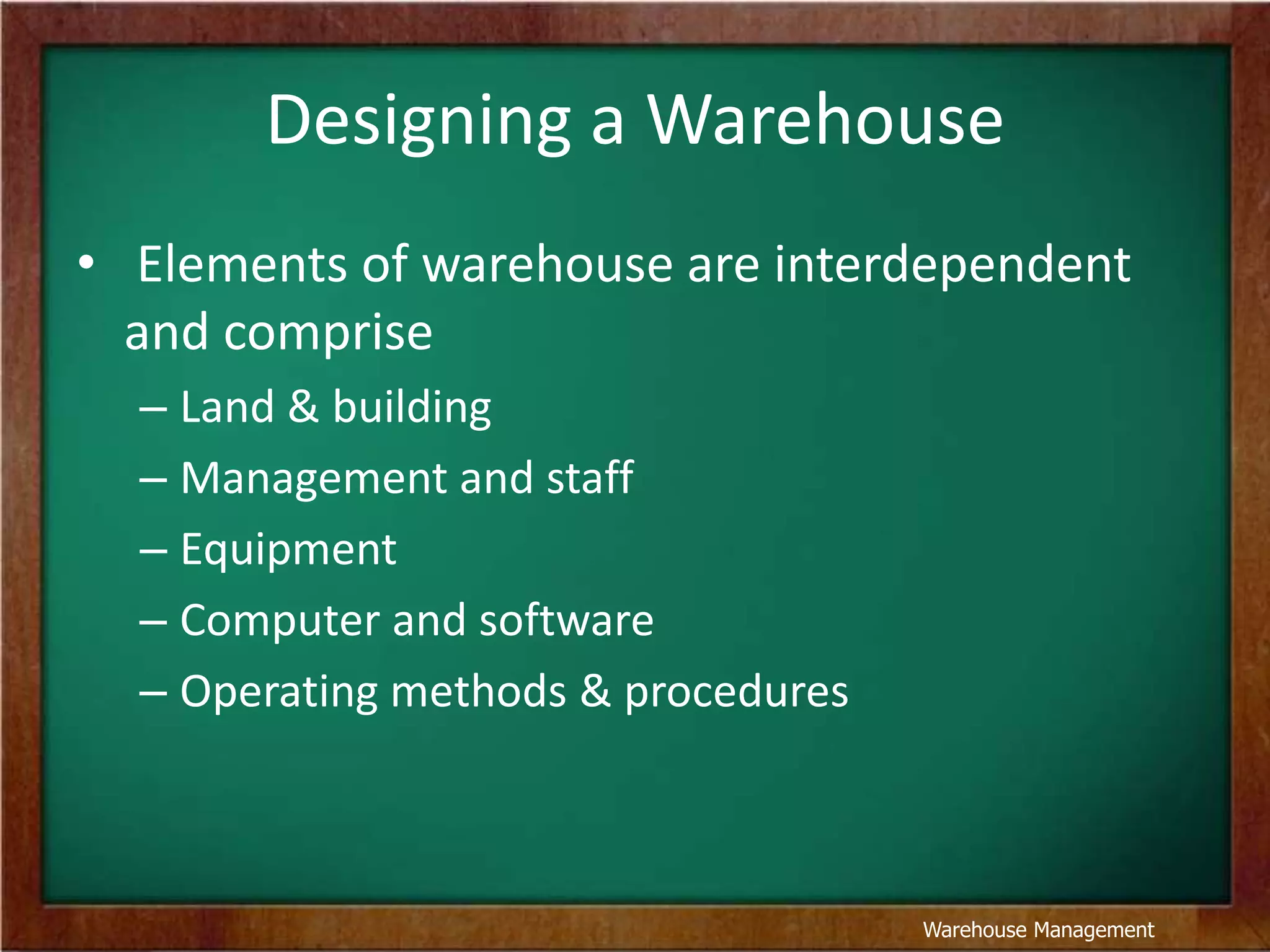 Warehouse Management | PPTX