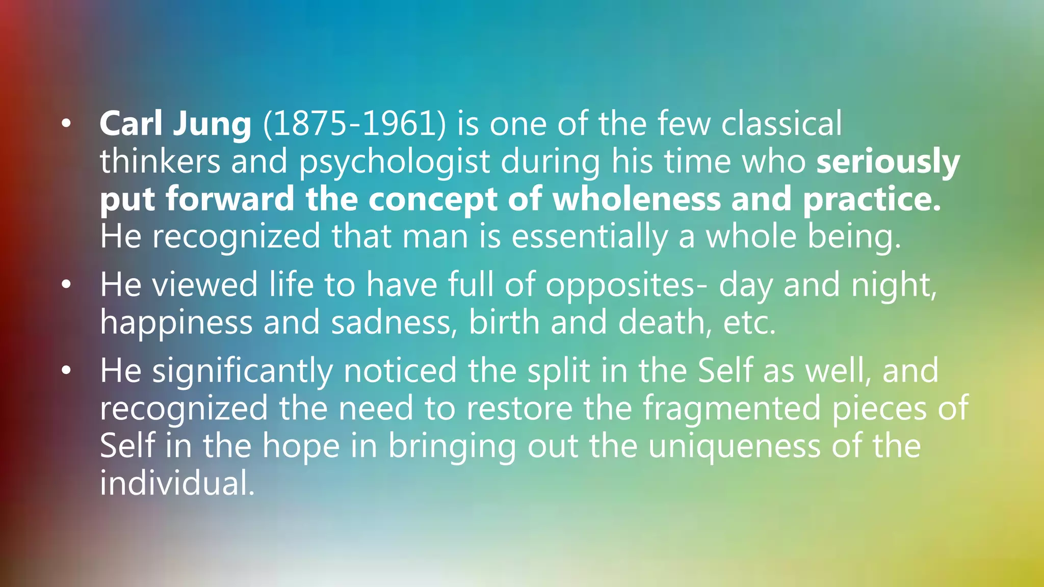 Chapter 5: WHOLENESS AND BALANCE IN LIFE | PPTX