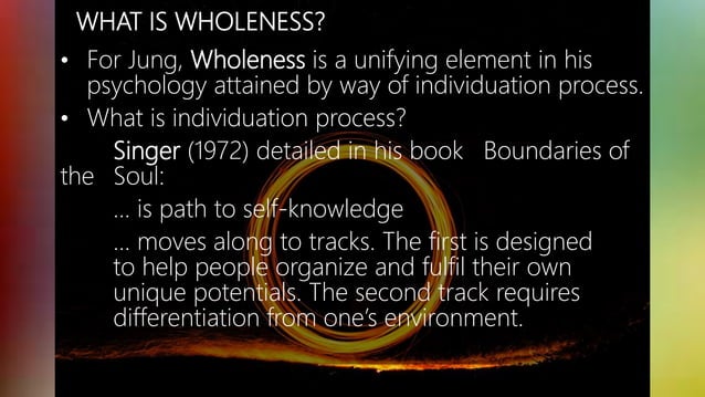 Chapter 5: WHOLENESS AND BALANCE IN LIFE | PPTX