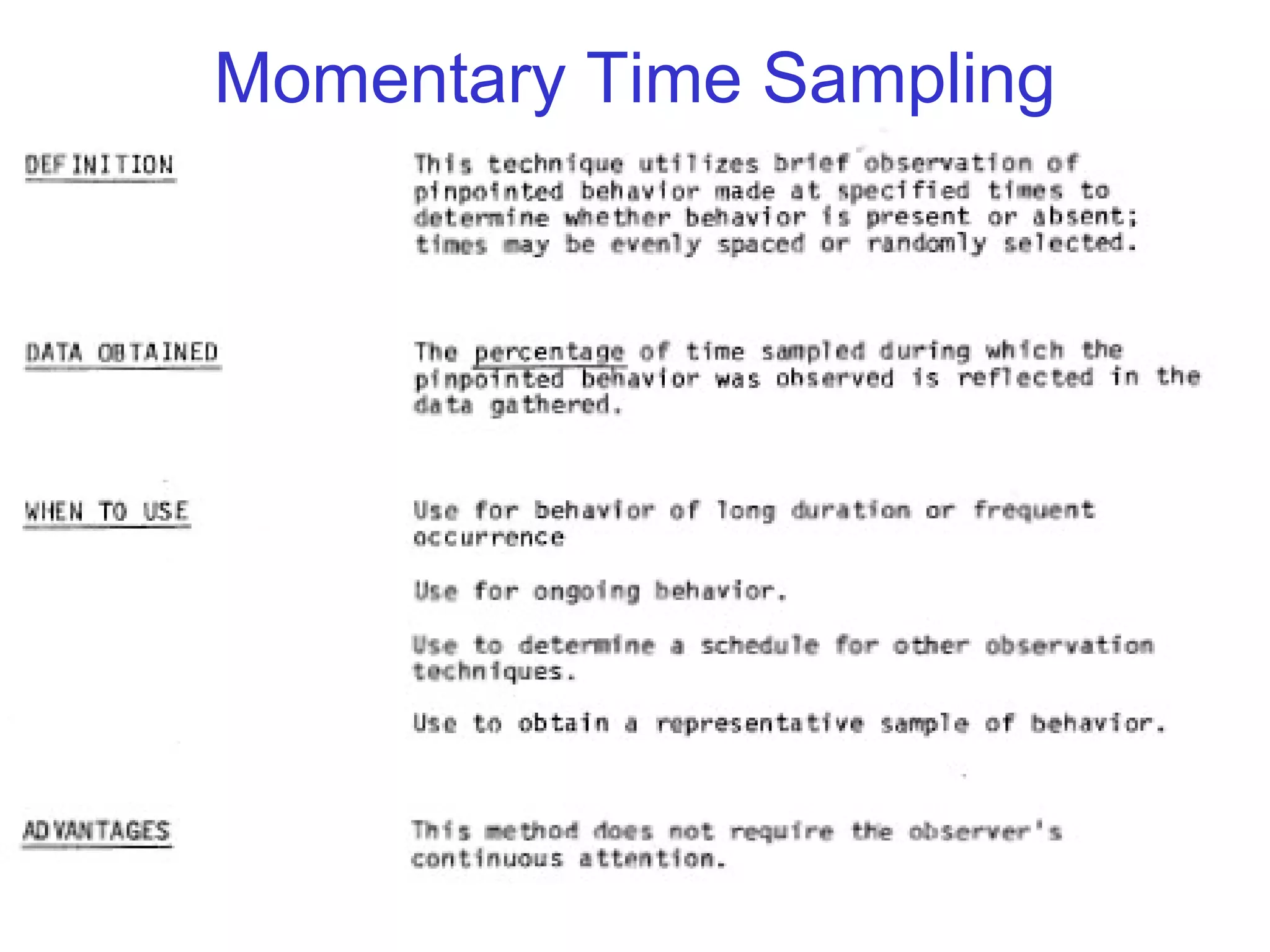 Chapter 5 wortham - classroom assessments - observation | PPT