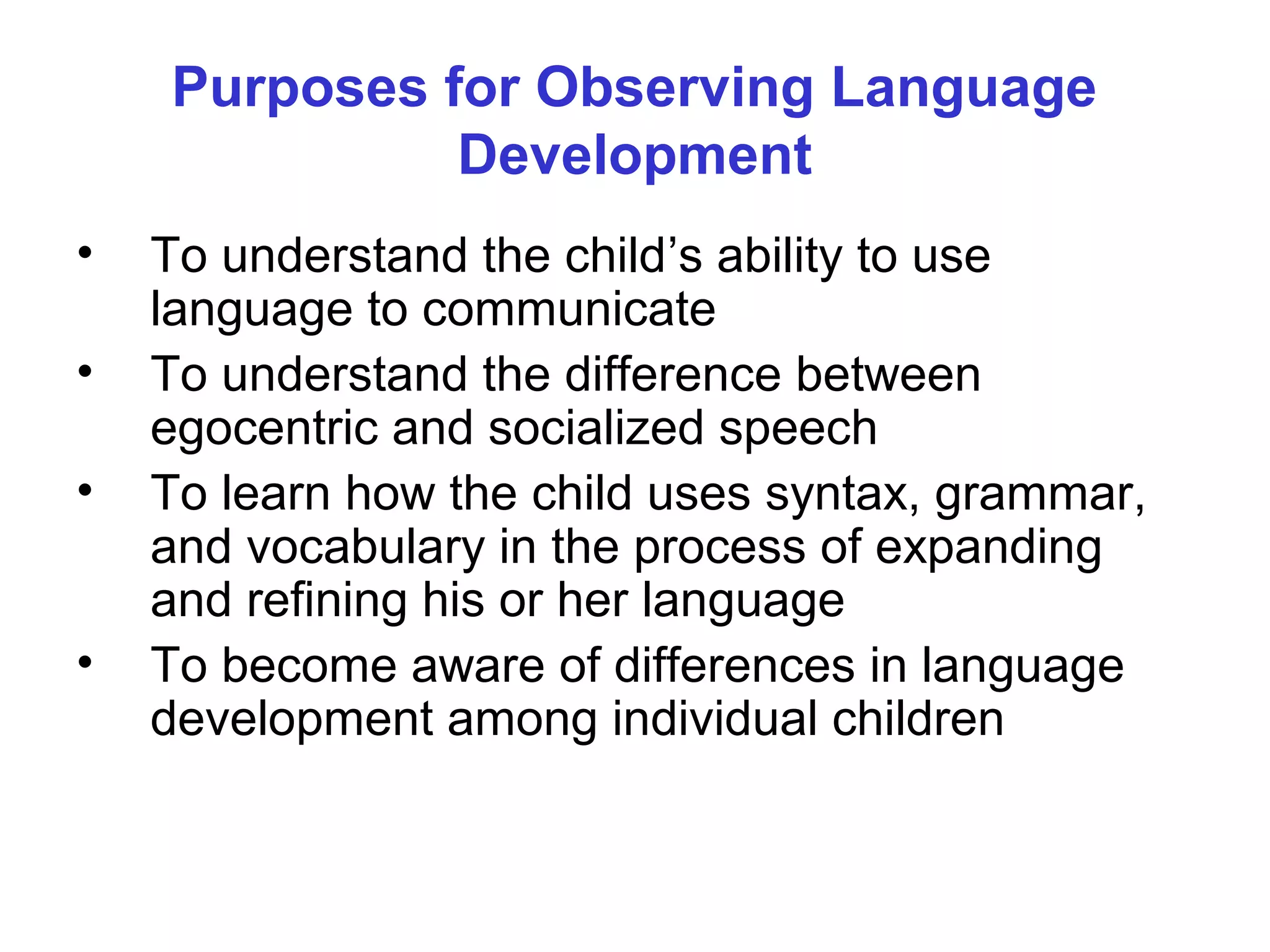 Chapter 5 wortham - classroom assessments - observation | PPT