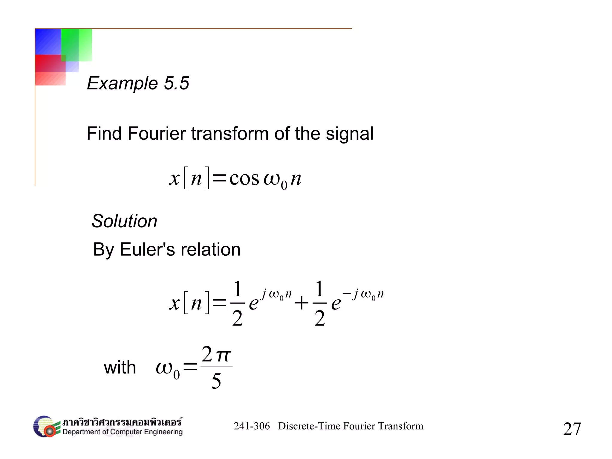 Chapter5 - The Discrete-Time Fourier Transform | PDF | Web Development | Internet