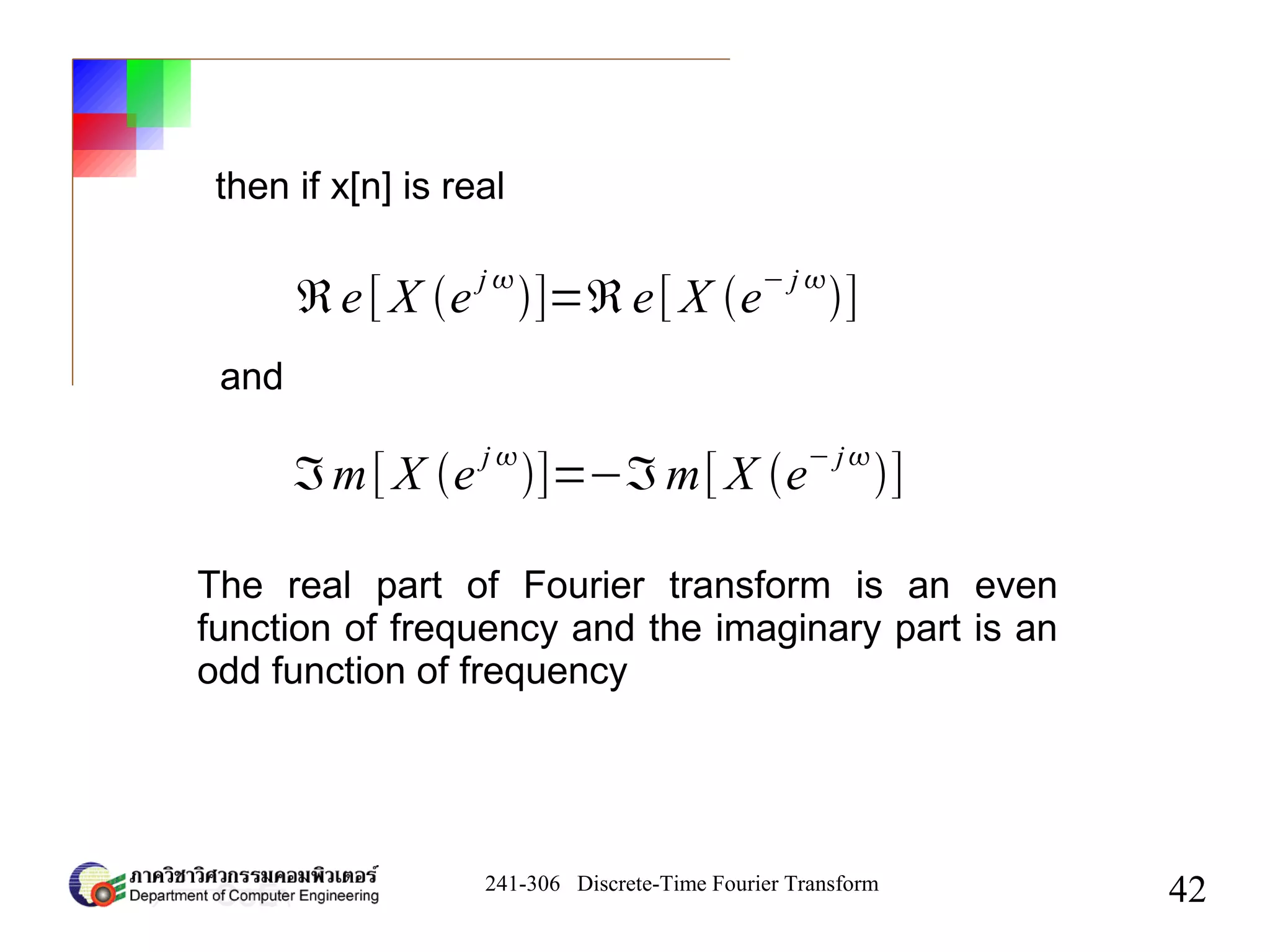 Chapter5 The Discrete Time Fourier Transform Pdf Web Development
