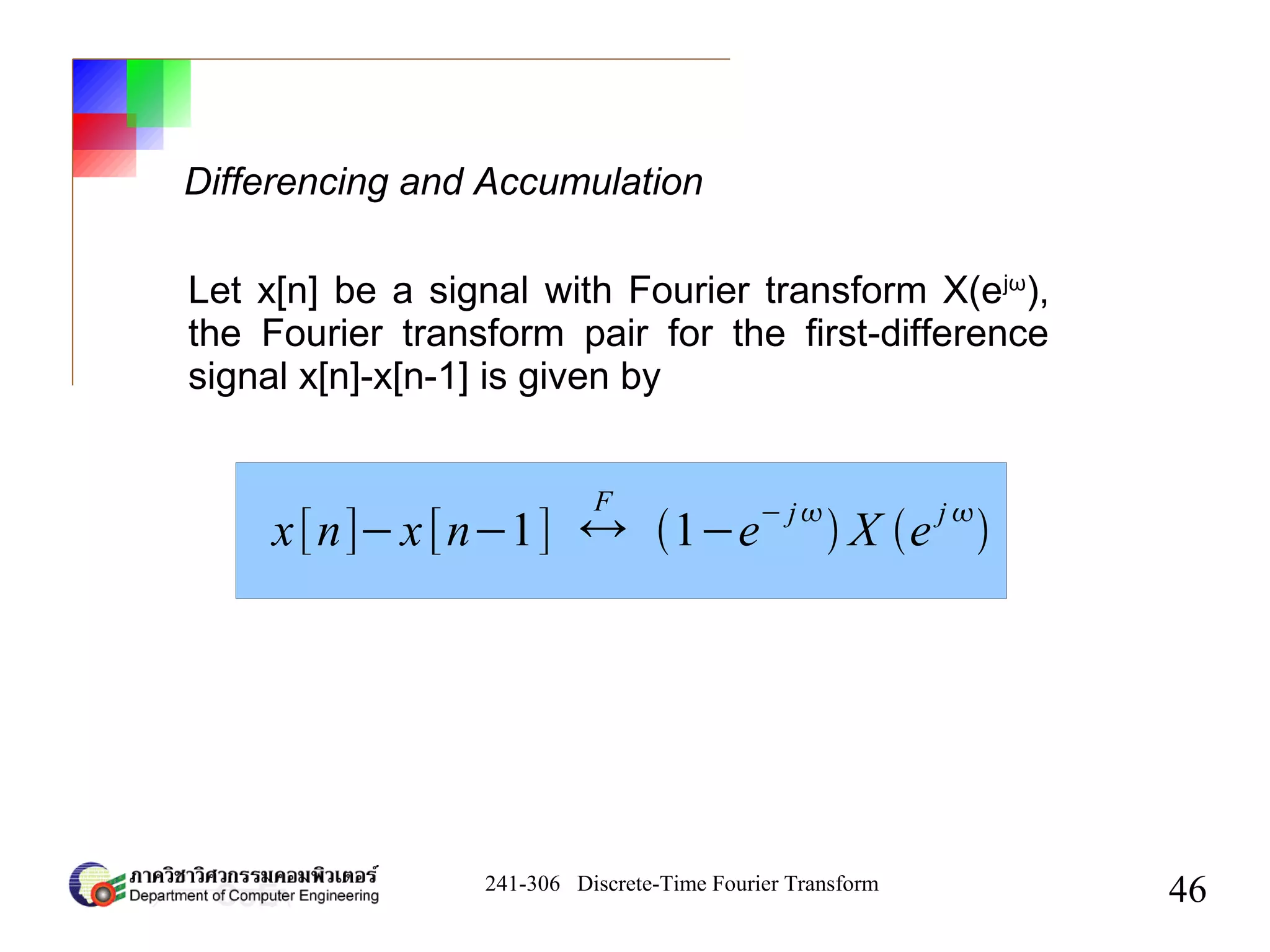 Chapter5 - The Discrete-Time Fourier Transform | PDF | Web Development ...