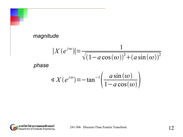 Chapter5 - The Discrete-Time Fourier Transform | PDF | Web Development ...