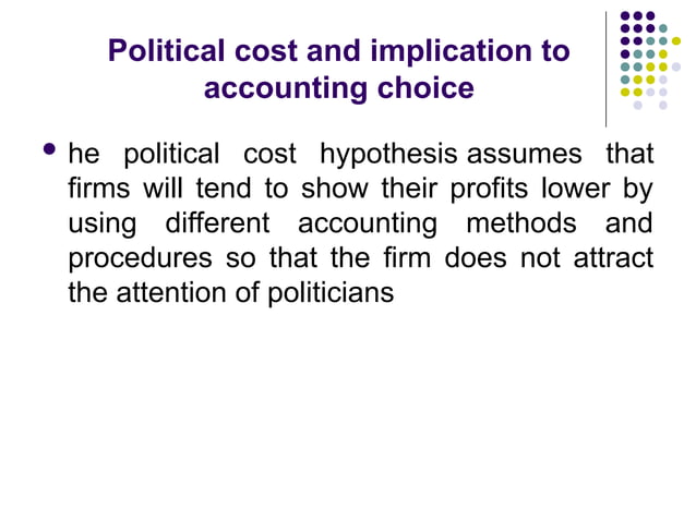 Chapter five - Positive Accounting Theory | PPT