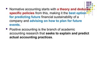 Chapter five - Positive Accounting Theory | PPT