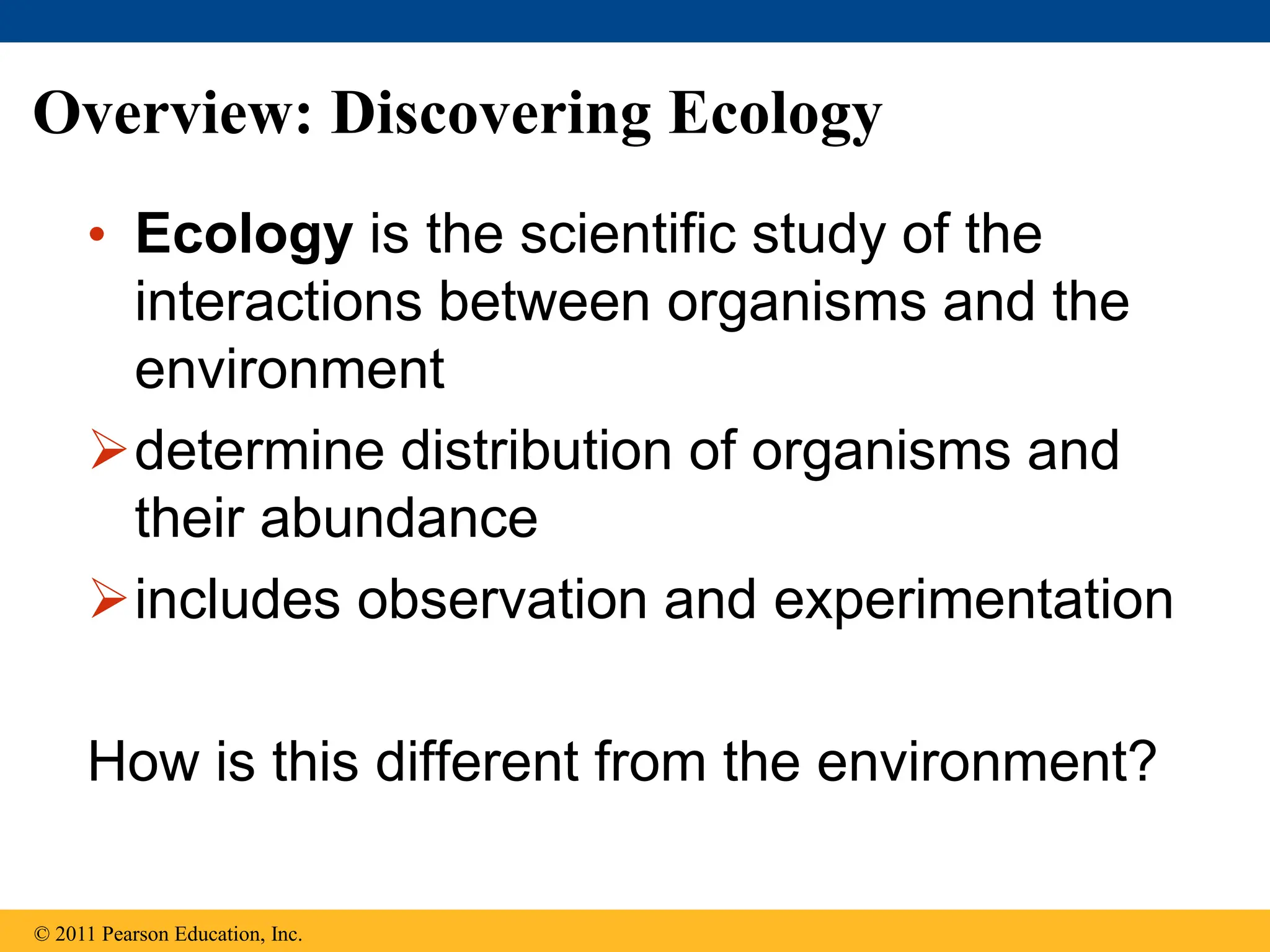 Introduction to Ecosystem and Ecology and the Biospehere | PPT
